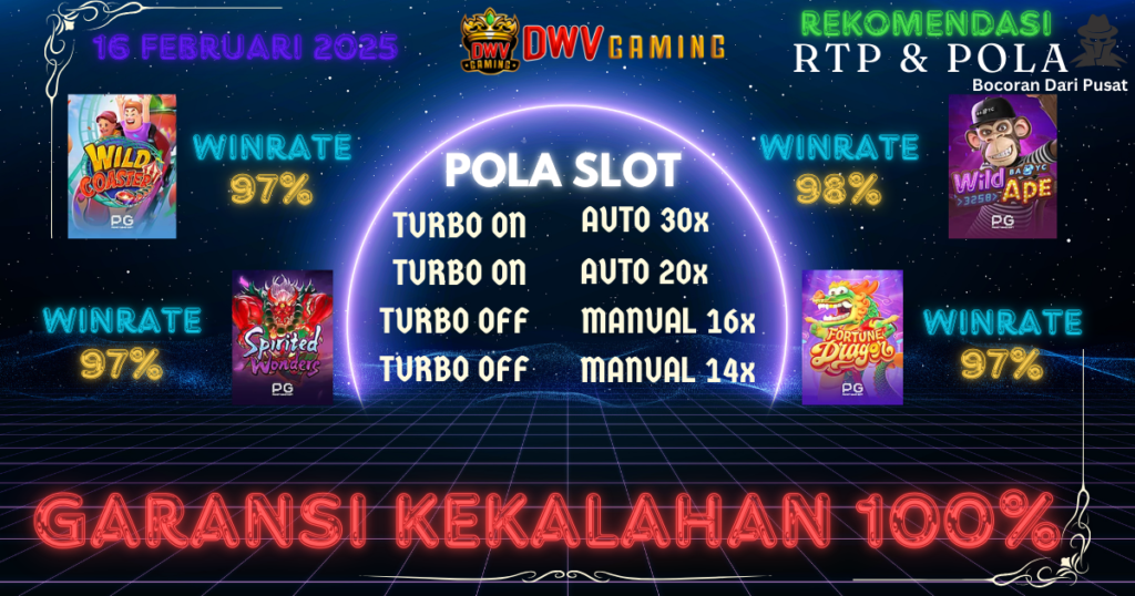 Pola Slot DWVGAMING 9 Juni 2025 - DWVGAMING
